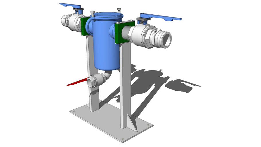 Strainer with stand | 3D Warehouse