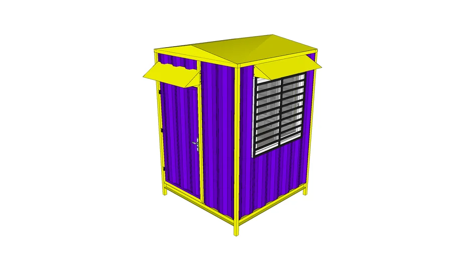 Security Guard Booth | 3D Warehouse