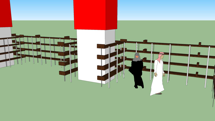 Library shelves | 3D Warehouse