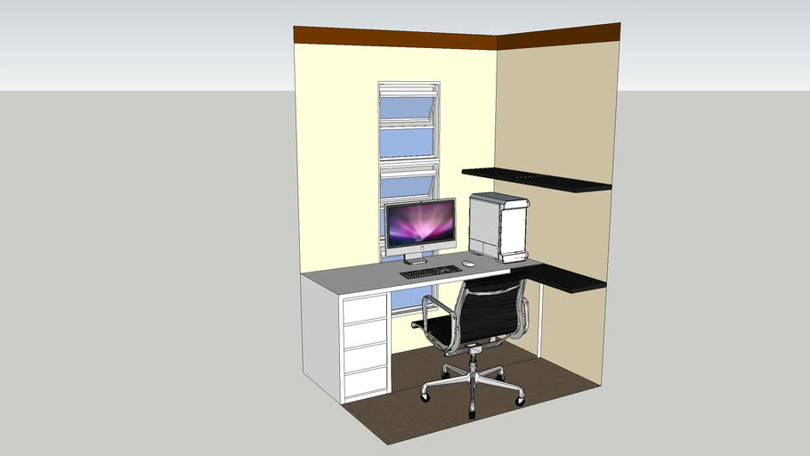 computer table | 3D Warehouse