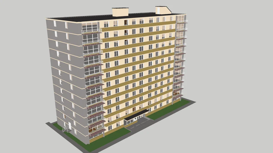 12 Storey Apartment | 3D Warehouse