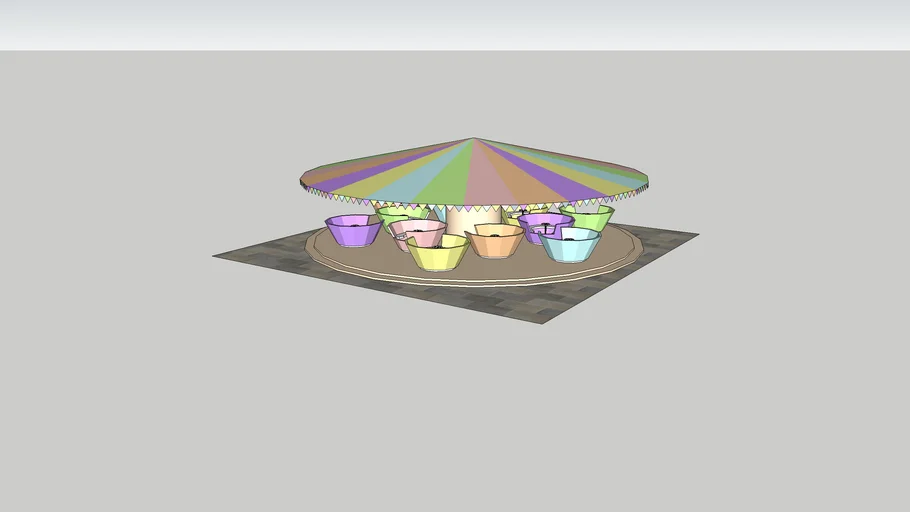 Sketchy Physics Tea Cup Ride | 3D Warehouse