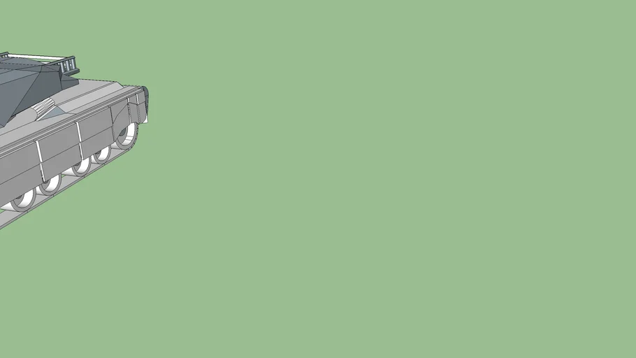 Fictional MBT (Main Battle Tank) - Percheron MBT | 3D Warehouse