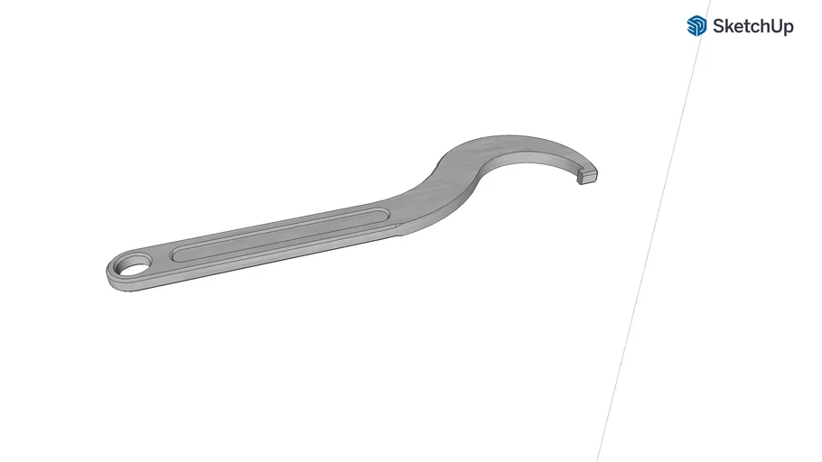 C Spanner 100mm | 3D Warehouse