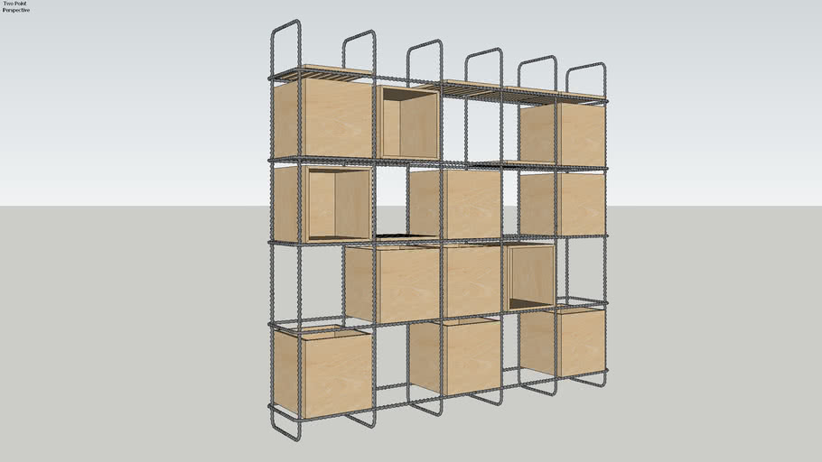 Rebar Shelving System | 3D Warehouse