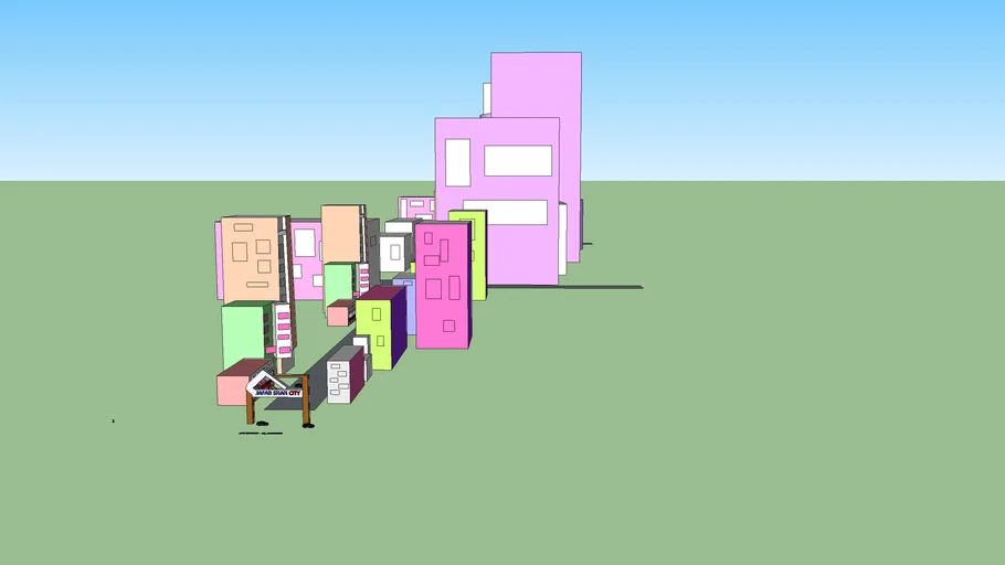 BUILDING GLASS ACP ELEVATION SHOP FACADE DESIGN AR_JAFARSHAH | 3D Warehouse