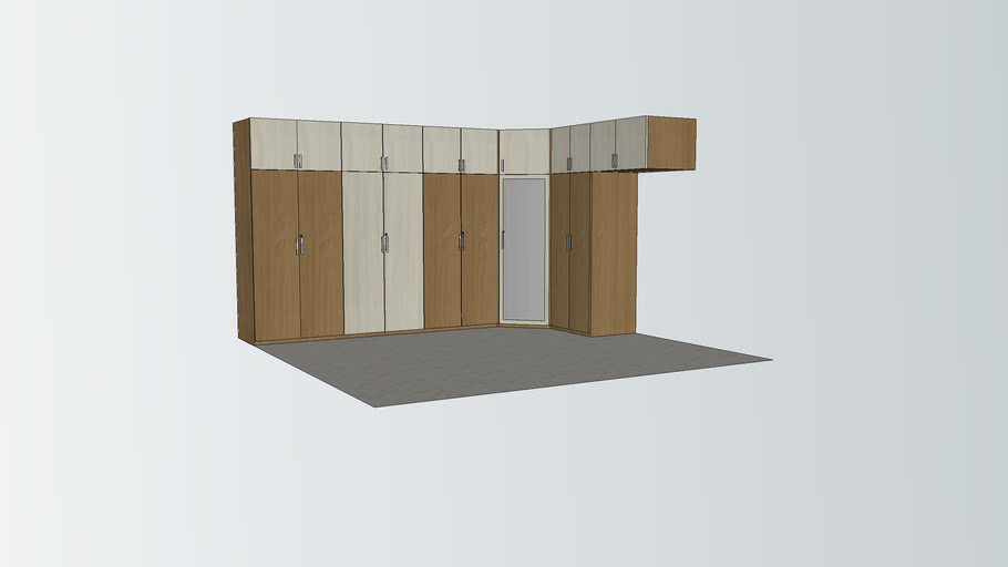 L-shaped waredrobe | 3D Warehouse