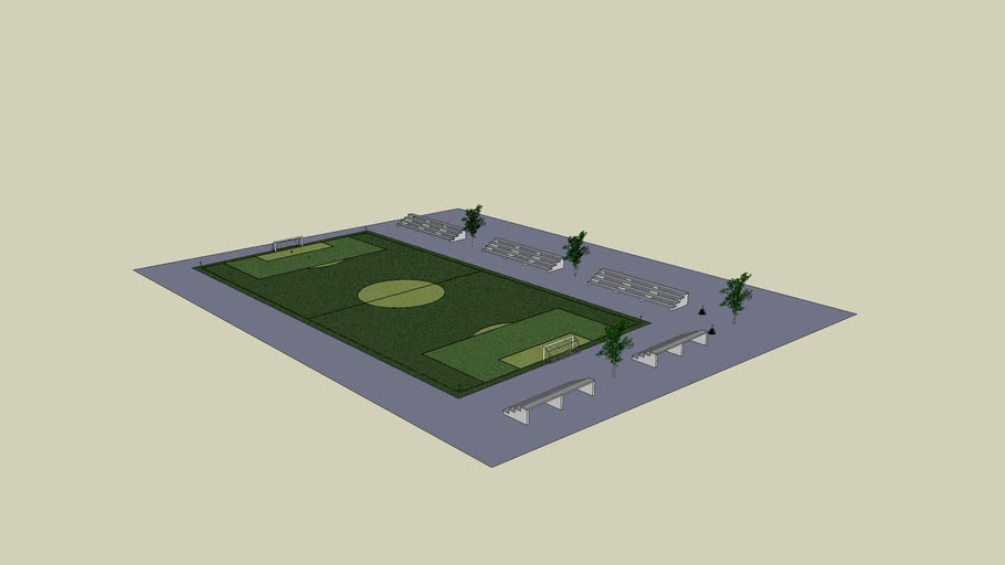 Cancha de Fútbol | 3D Warehouse