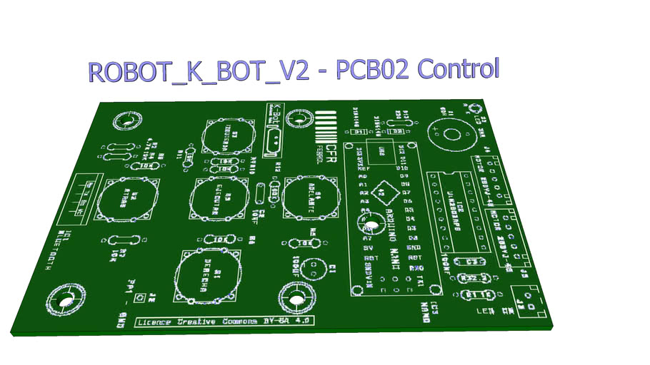 ROBOT K-BOT V2 PCB02 Control solo la pcb | 3D Warehouse