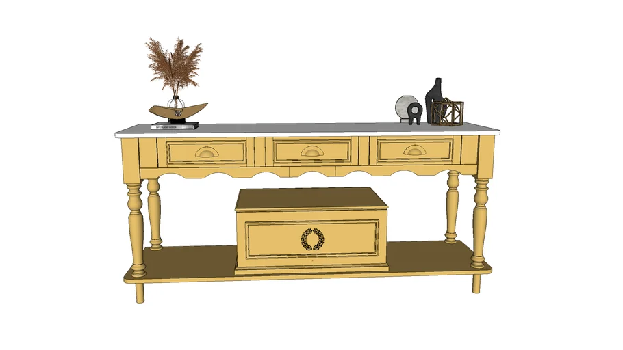 CONSOLE TABLE | 3D Warehouse