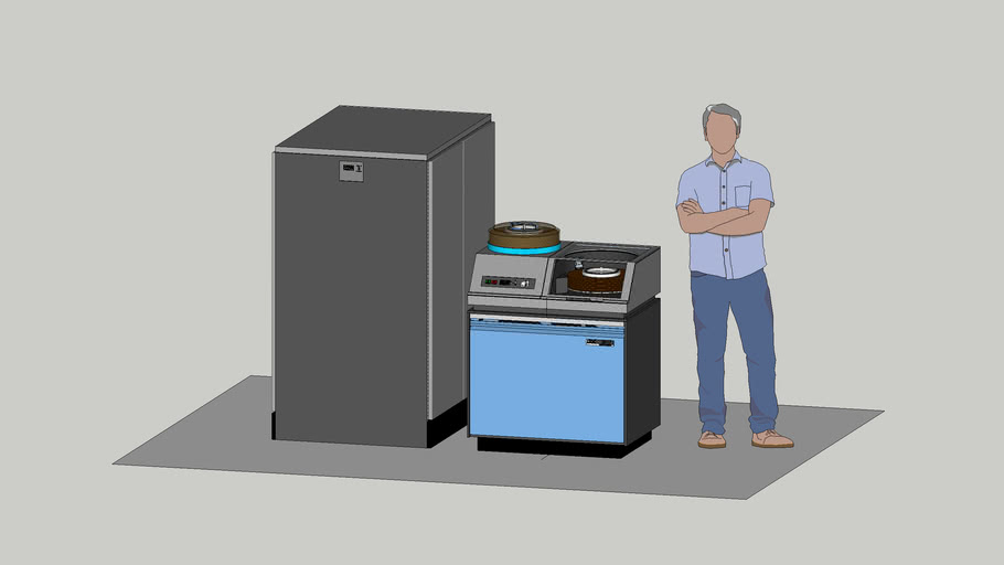 IBM 2311 DISK DRIVE (1964) | 3D Warehouse