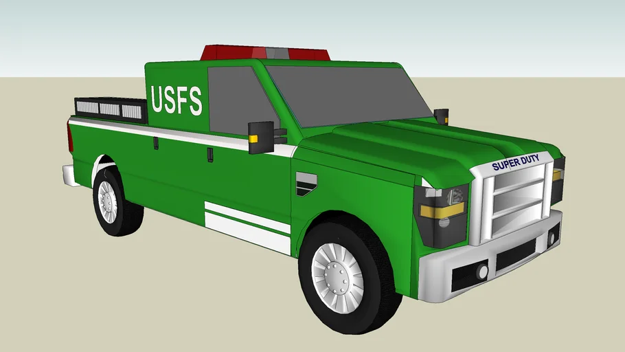 USFS FIRE UNIT FORD F350 | 3D Warehouse