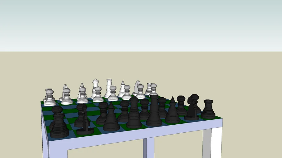 chess set | 3D Warehouse