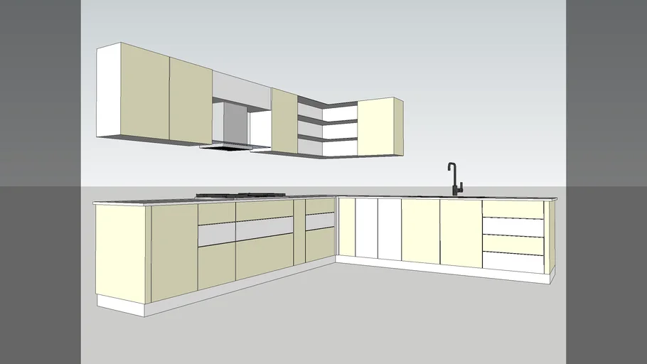 modular kitchen | 3D Warehouse