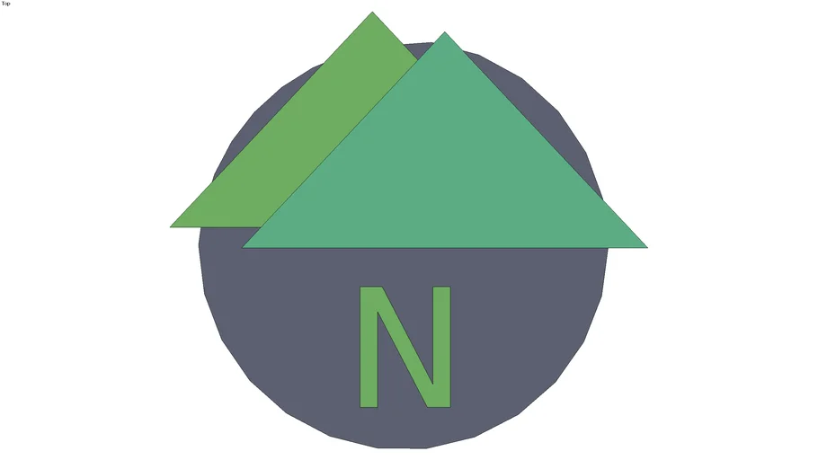 North arrow double arrow | 3D Warehouse