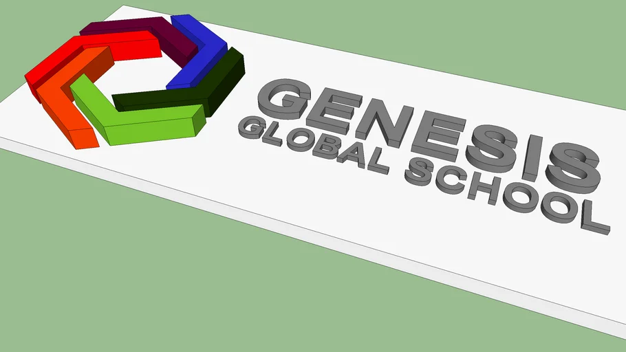 Genesis Global School Logo | 3D Warehouse