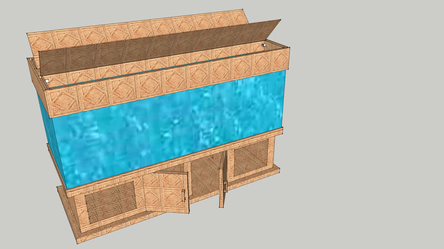 200x70x80 (LxWxD)cm aquarium | 3D Warehouse