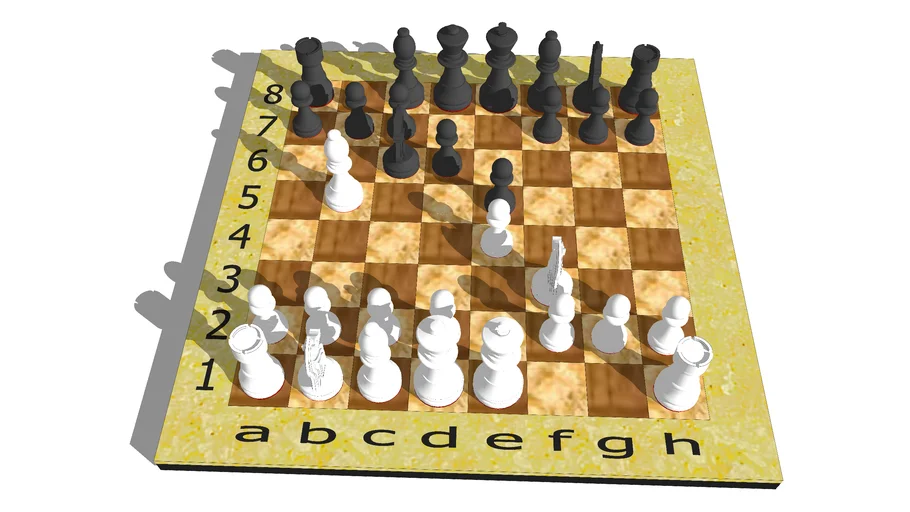 Chess - Open game openings | 3D Warehouse