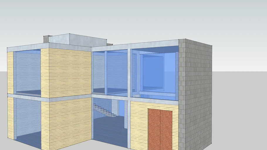 Modern Mini House | 3D Warehouse