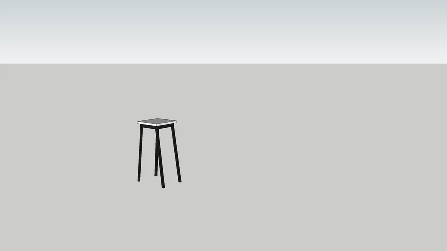 Simple Bar Stool | 3D Warehouse