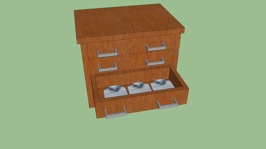 bed side table | 3D Warehouse