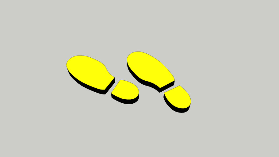 FOOT PRINTS | 3D Warehouse