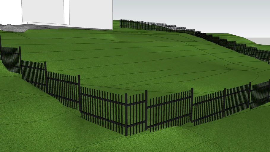 Iron fence | 3D Warehouse