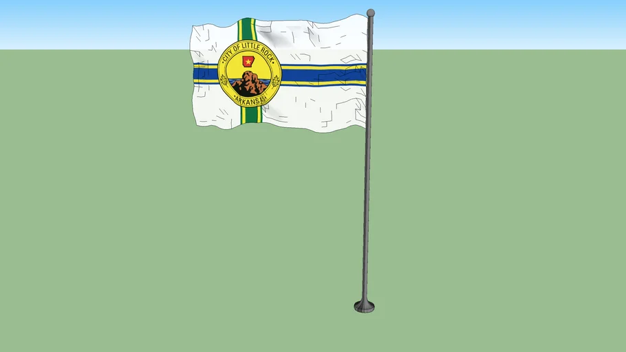 Flag of Little Rock | 3D Warehouse
