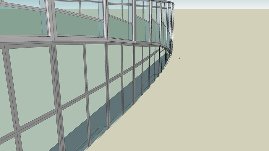 Glass stadium front | 3D Warehouse