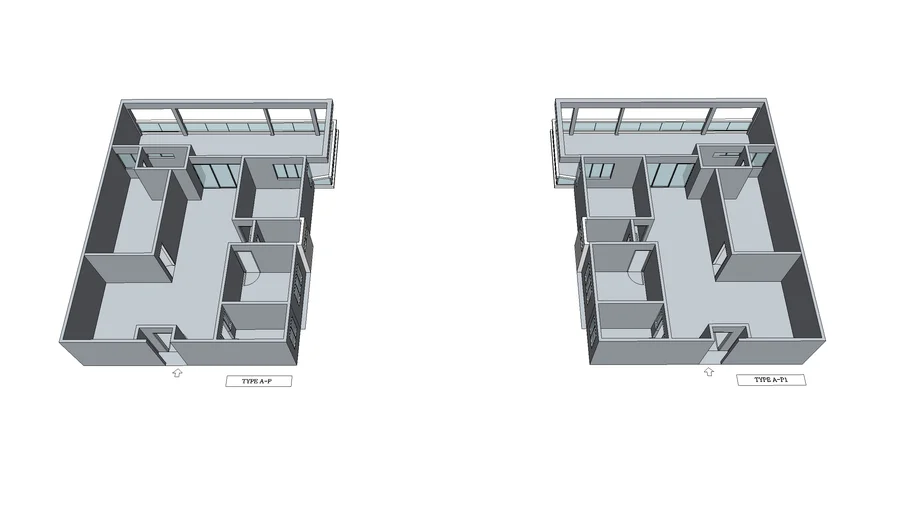 Unit layout reference | 3D Warehouse