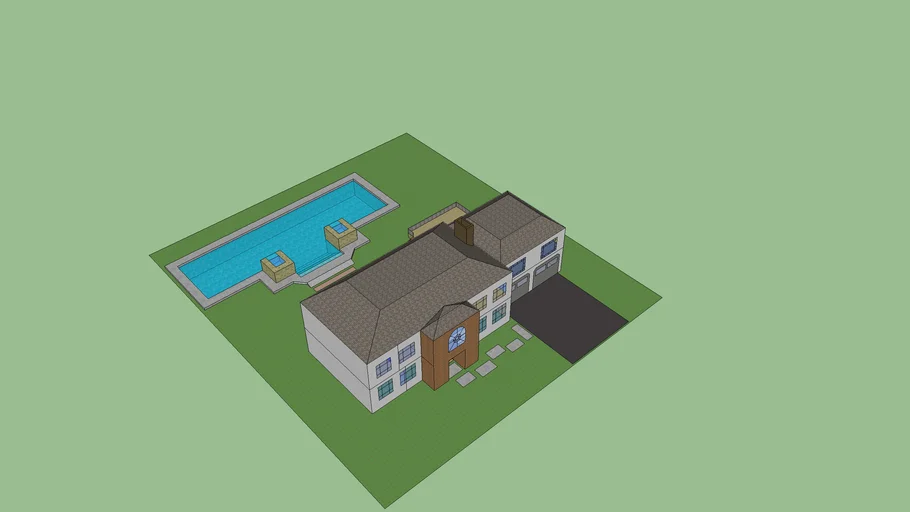 Colonial House | 3D Warehouse