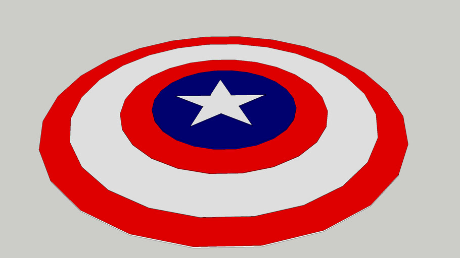 Captain America Shield | 3D Warehouse