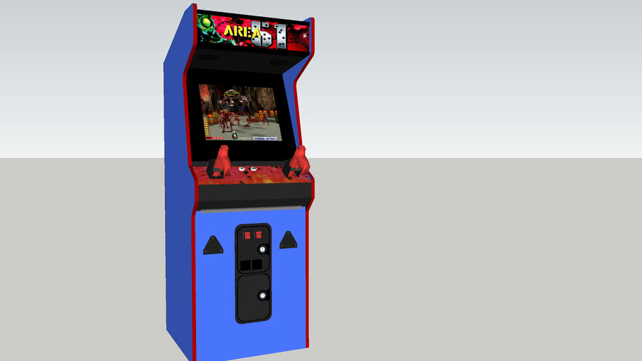 Area 51 Arcade (HS-1 Cabinet) | 3D Warehouse