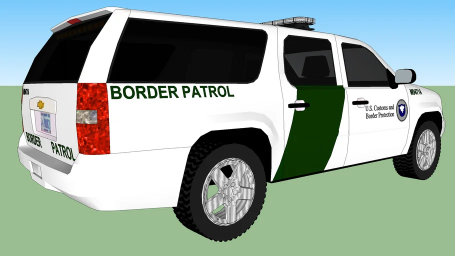 U.S. Border Patrol Chevy Suburban - U.S. Customs and Border Safety | 3D ...