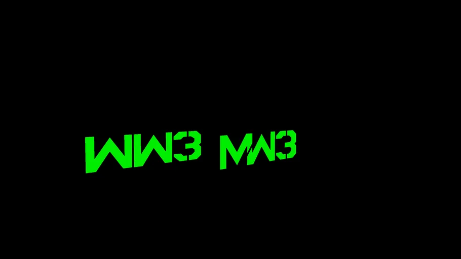 Modern Warfare 3 Logo | 3D Warehouse