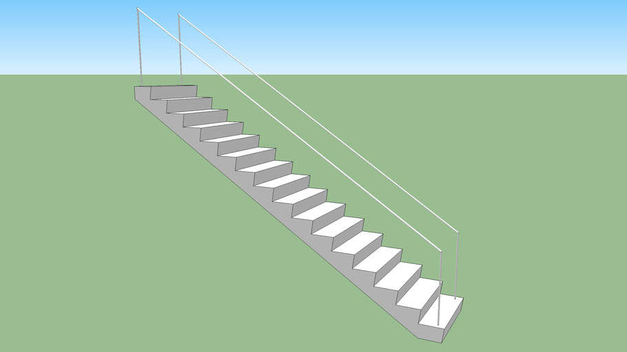 escada simples | 3D Warehouse