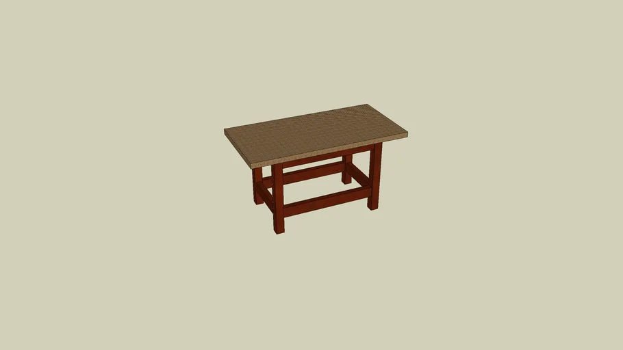Wicker Table | 3D Warehouse