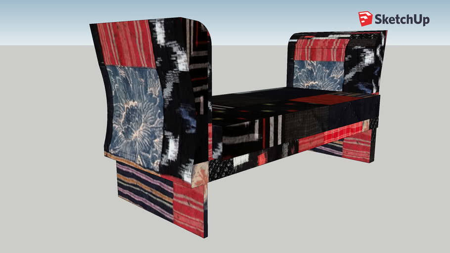 Bench patchwork | 3D Warehouse