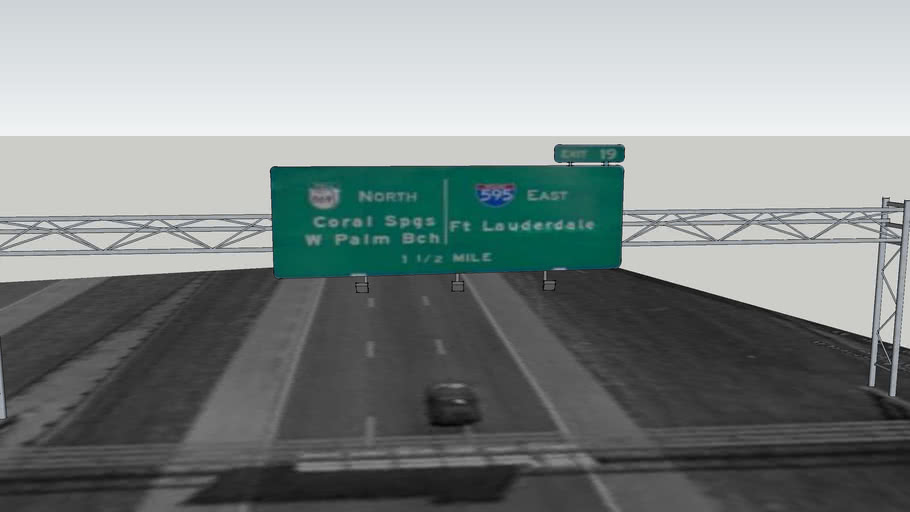 Exit 19 of I-75-1 1/2 Miles | 3D Warehouse
