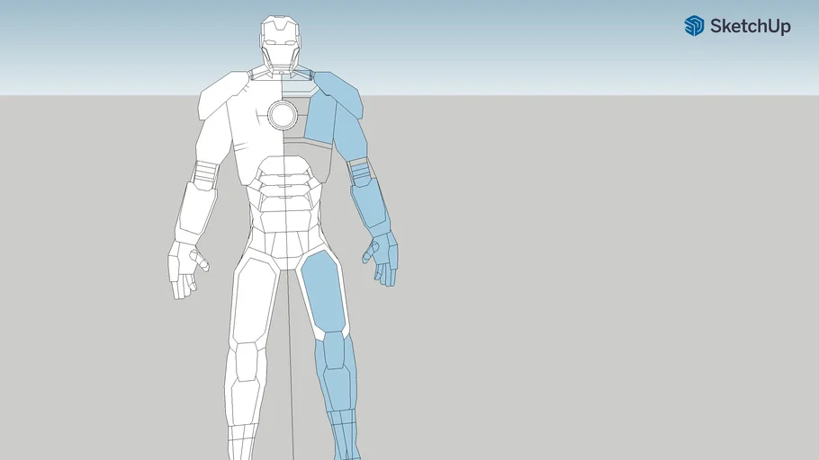 iron man 2d | 3D Warehouse