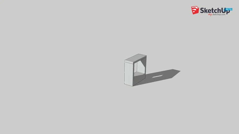 COOL SQUARE APPLIQUE - outdoor lighting | 3D Warehouse