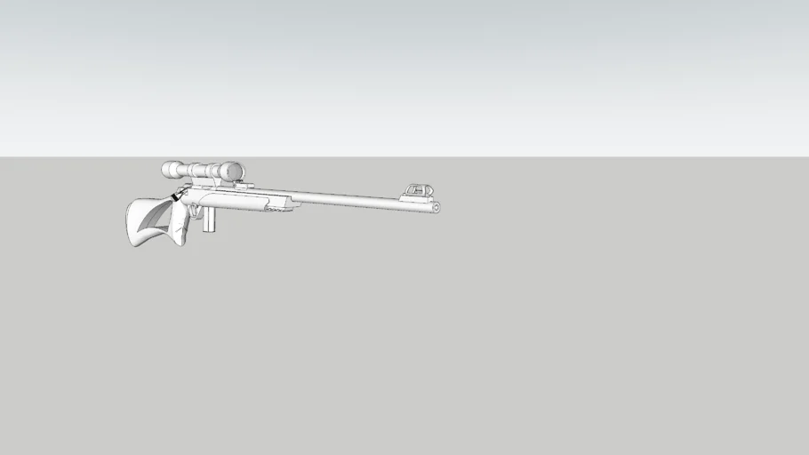 CBC - RIFLE 8122 BOLT ACTION - CAL 22LR | 3D Warehouse