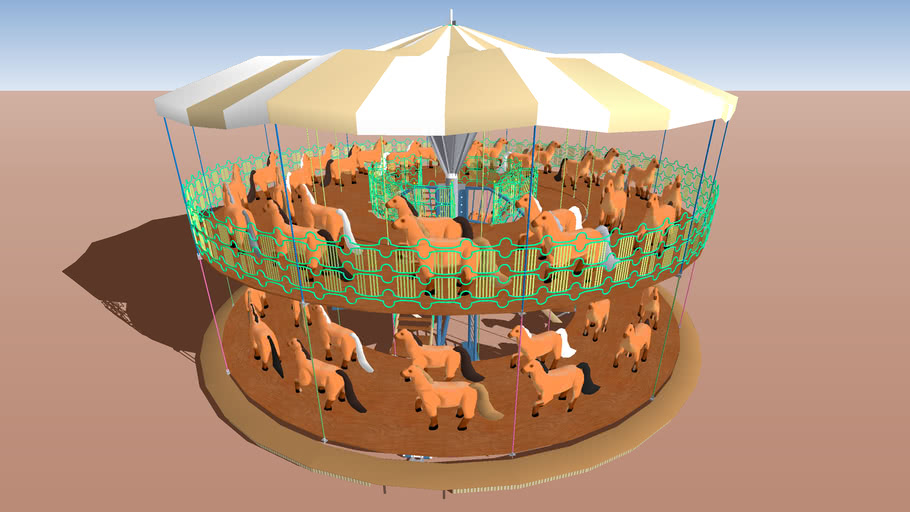 Merry-go-round | 3D Warehouse