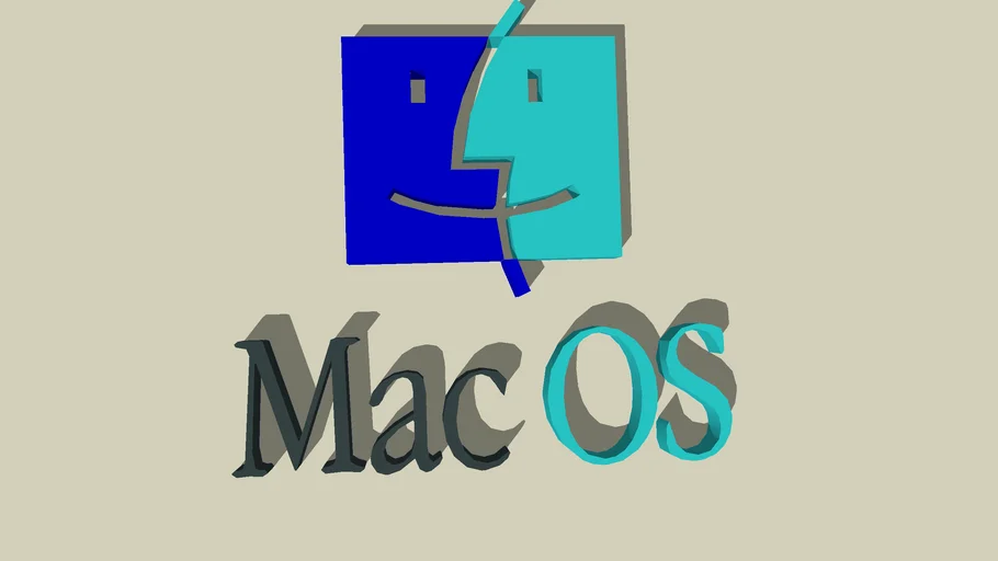 mac os logo | 3D Warehouse