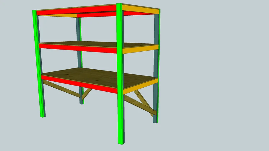 Heavy-duty Storage Unit | 3D Warehouse