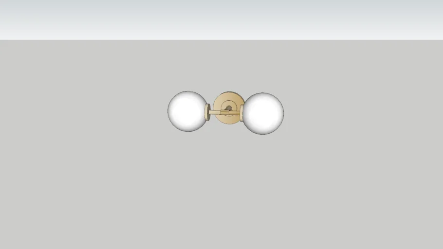 Бра L1615 SHANTI BRASS | 3D Warehouse