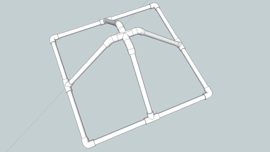 PVC fittings canopy | 3D Warehouse