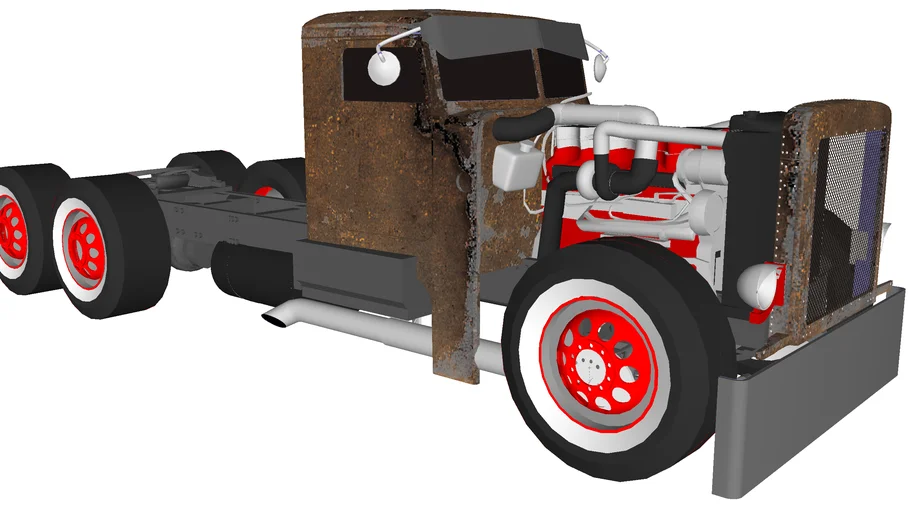 Rat Rod Peterbilt | 3D Warehouse