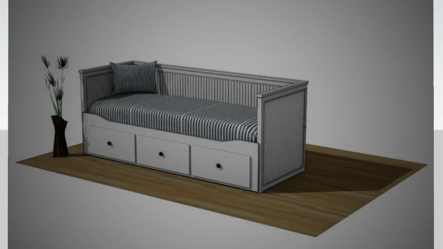 IKEA HEMNES bed coach | 3D Warehouse