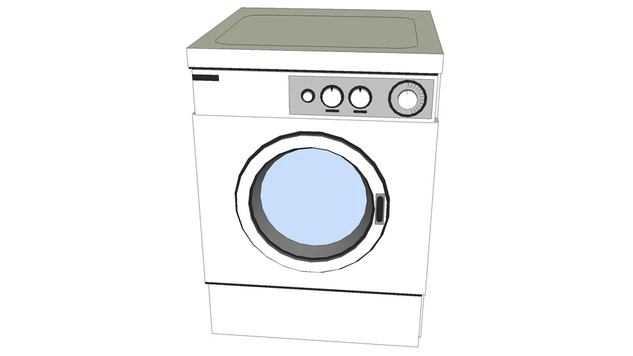 Automatic washing machine | 3D Warehouse